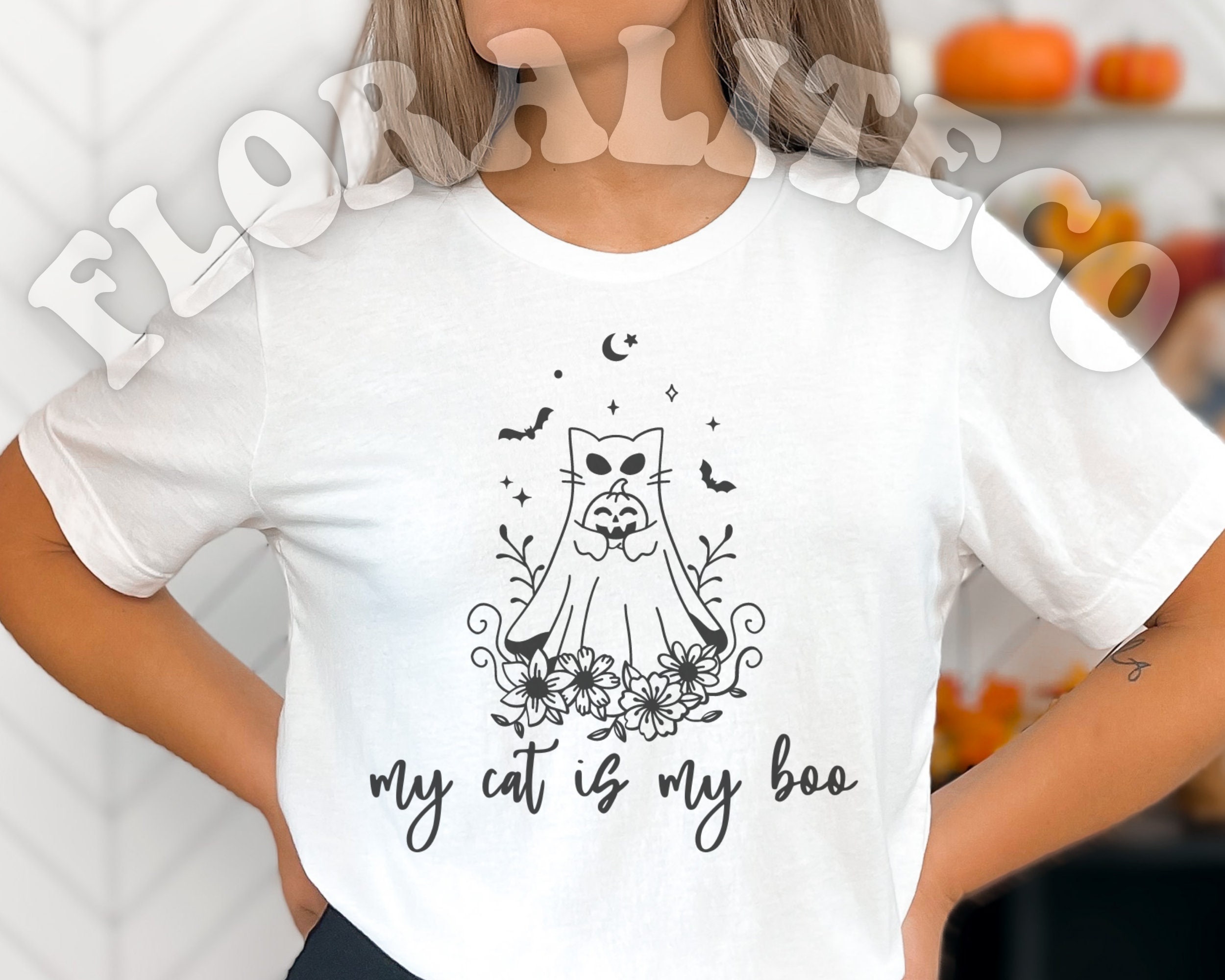 Mi gato es mi boo svg gato fantasma svg calabaza svg - Etsy México