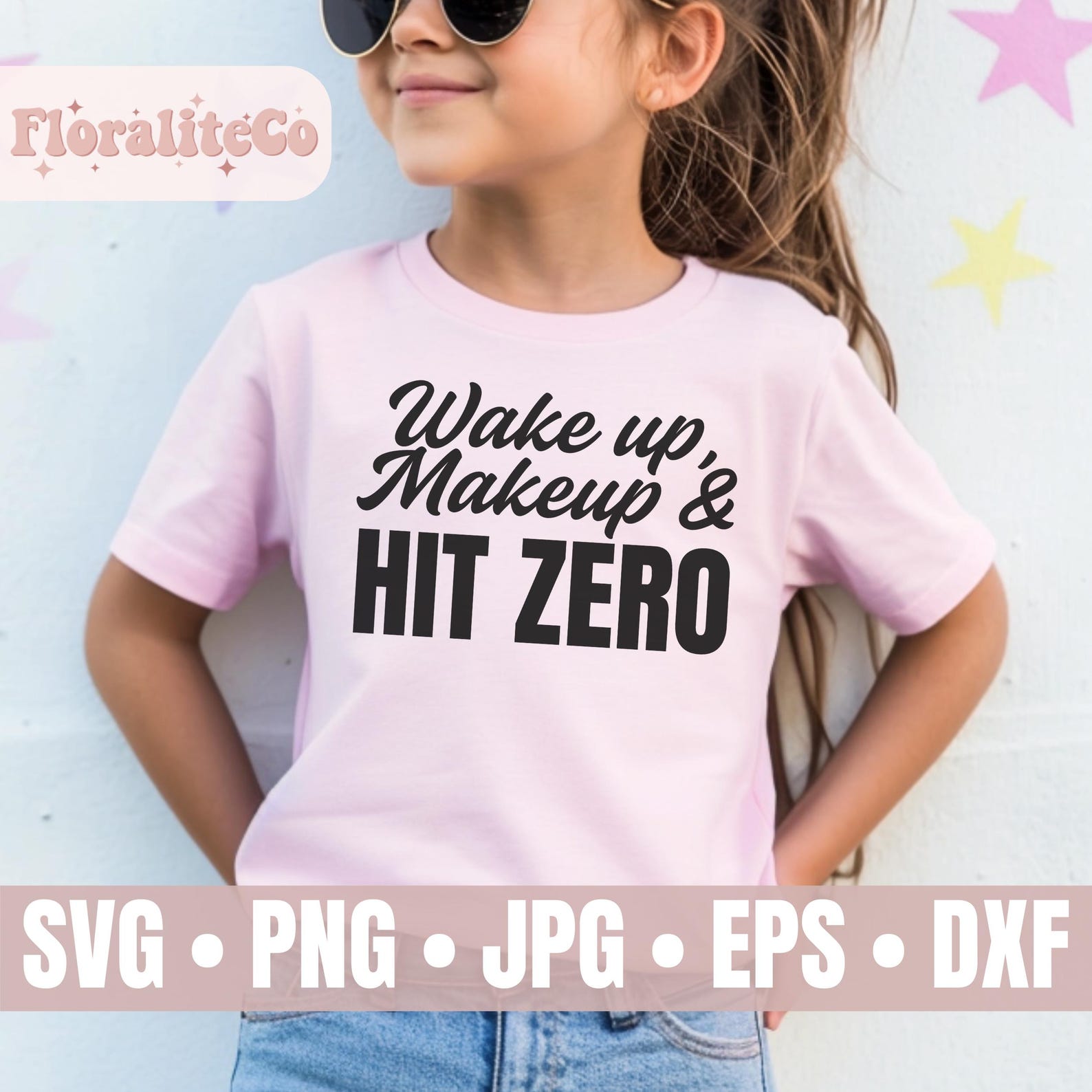 Hit Zero Svg, Wake up Makeup and Hit Zero Svg, Cheer Mom Shirt ...