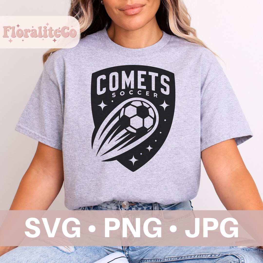Comets Soccer SVG PNG, School Pride Svg, Comets Cheer Svg, Comets Mom Svg, Comets Baseball Svg ...