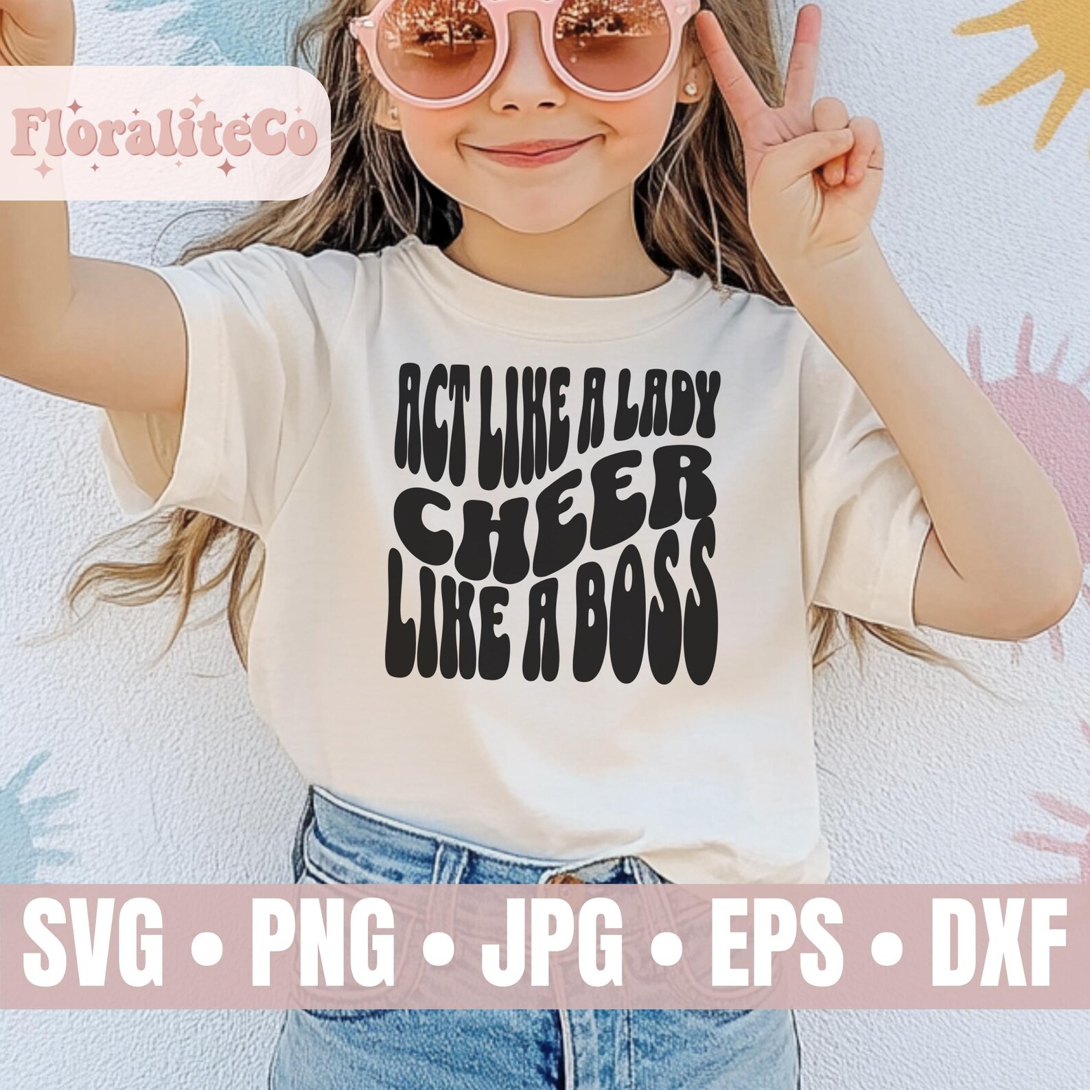 Act Like A Lady Cheer Like A Boss Svg, Cheer Svg, Cheerleader Svg ...