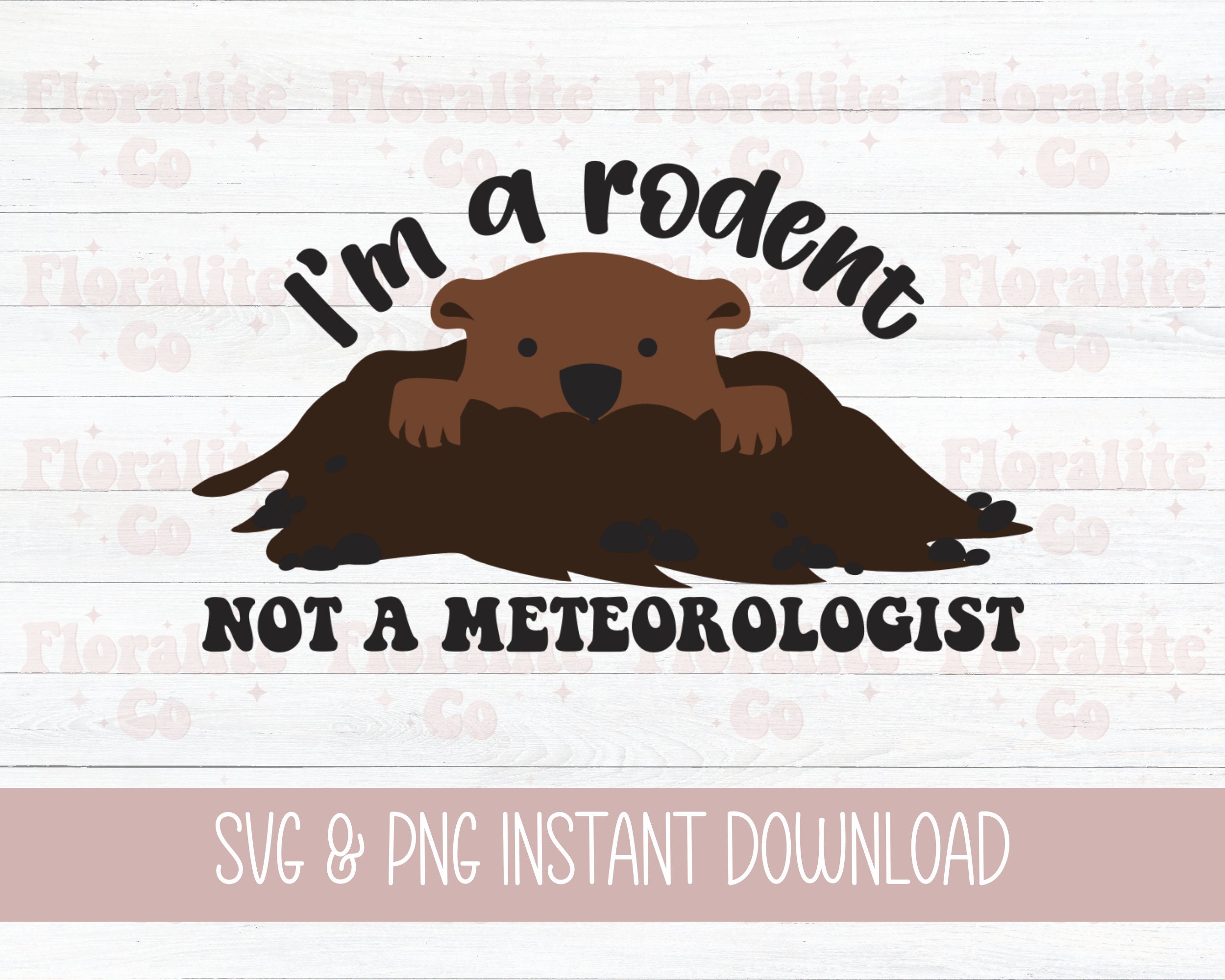 Groundhog Svg, Woodchuck Png, Groundhog Clipart, Groundhog Day SVG ...