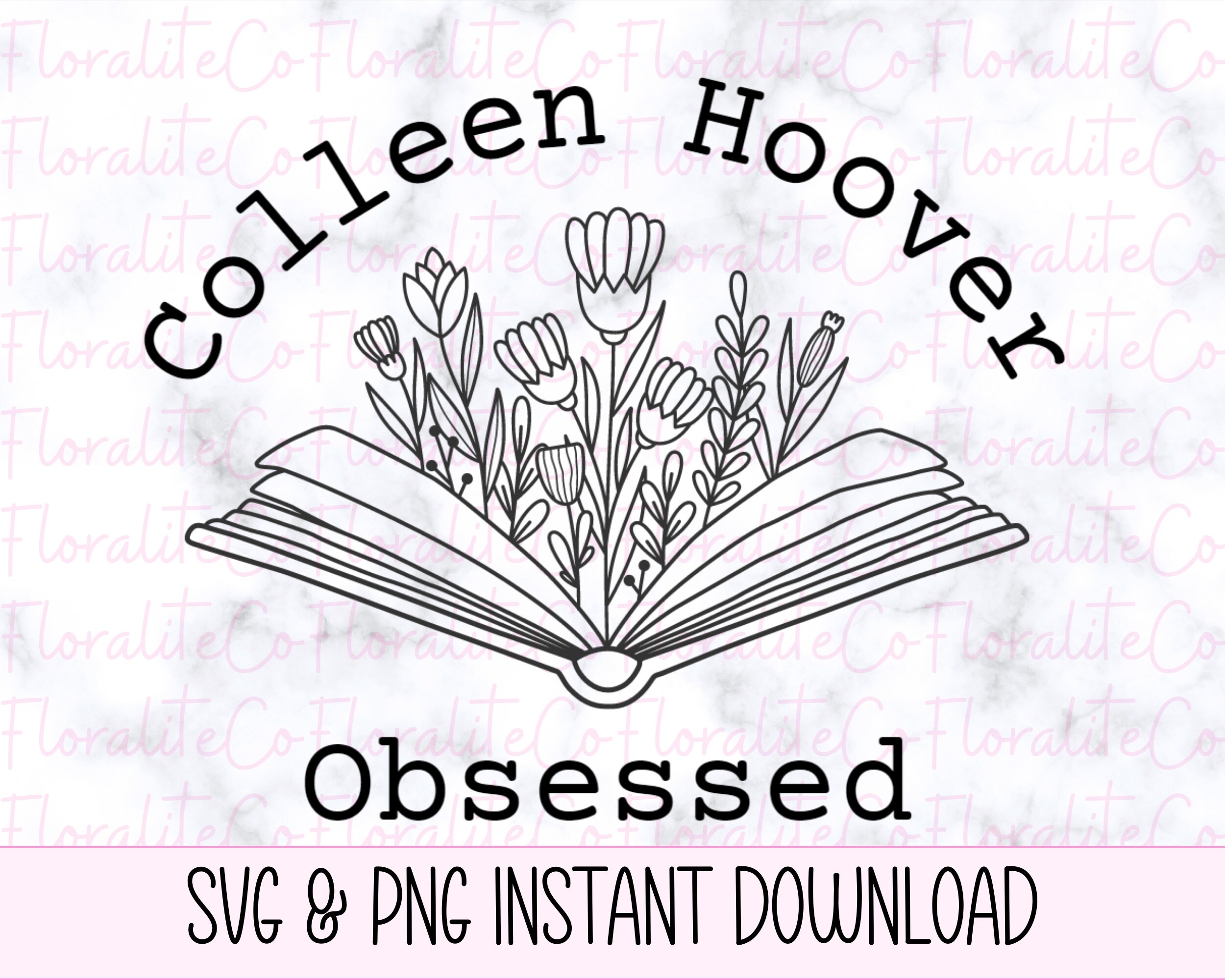 Colleen Hoover Fan Club SVG Colleen Hoover SVG Book Lover - Etsy