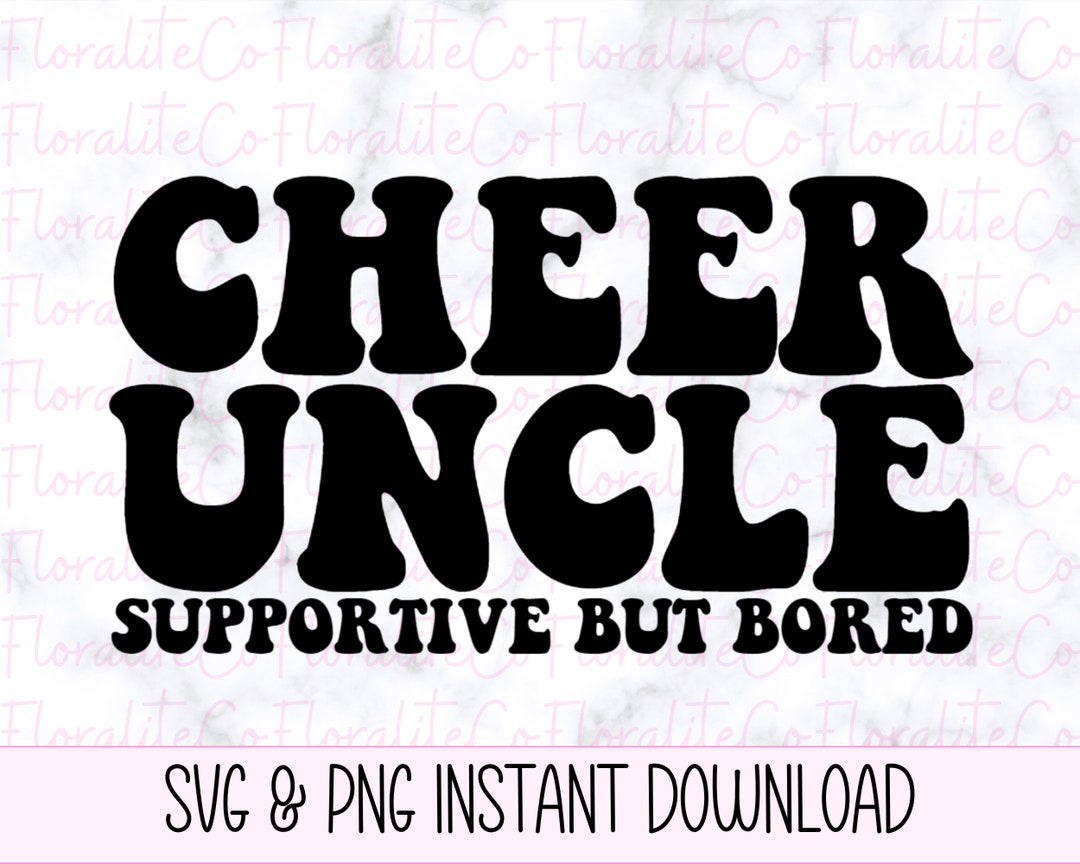 Cheer Uncle Svg Cheer Family Svg Cheerleader Svg Cheer Bow - Etsy