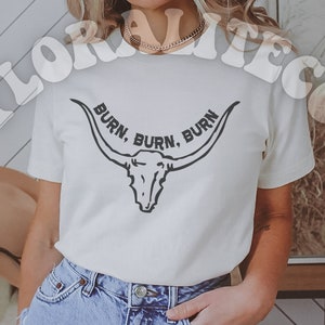 Bryan SVG, Bryan PNG, Burn Burn Burn Lyrics, Country Music SVG, Western ...