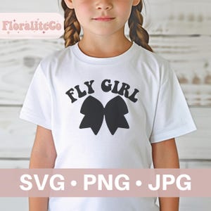 Cheer Flyer Svg, Fly Girl Svg, Cheer Vibes Svg, Cheerleading Svg ...