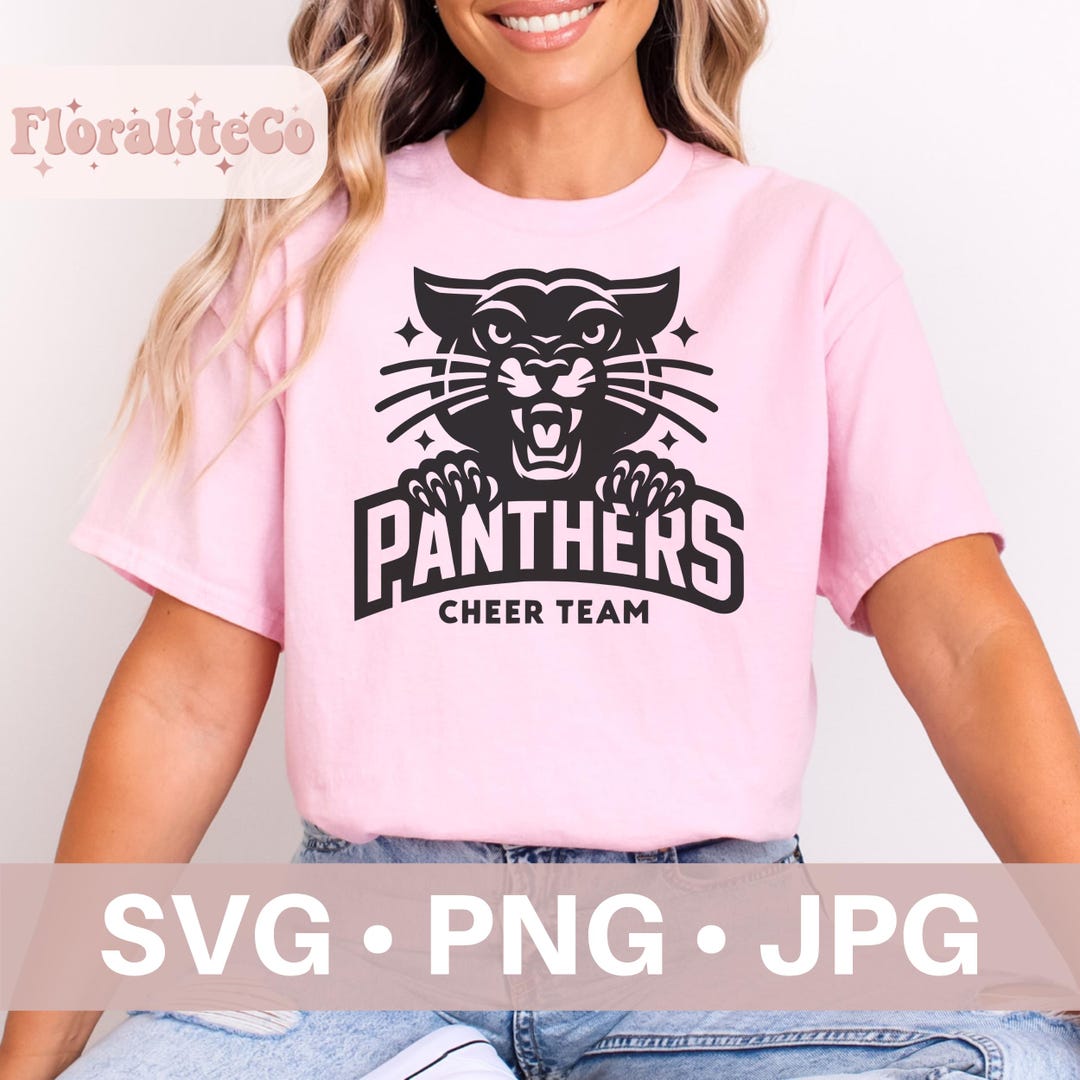 Panthers Cheer SVG, Panthers Football Cheer PNG, Panthers Svg, Panther ...