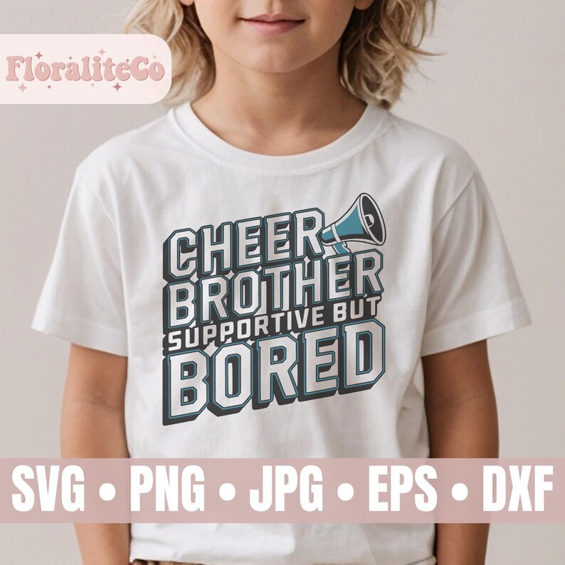 Cheer Brother Bundle SVG PNG, Cheer Bro Shirt Designs, Funny ...
