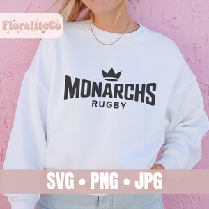 Monarchs Mascot SVG Bundle, Monarchs School Spirit Svg, Monarchs ...
