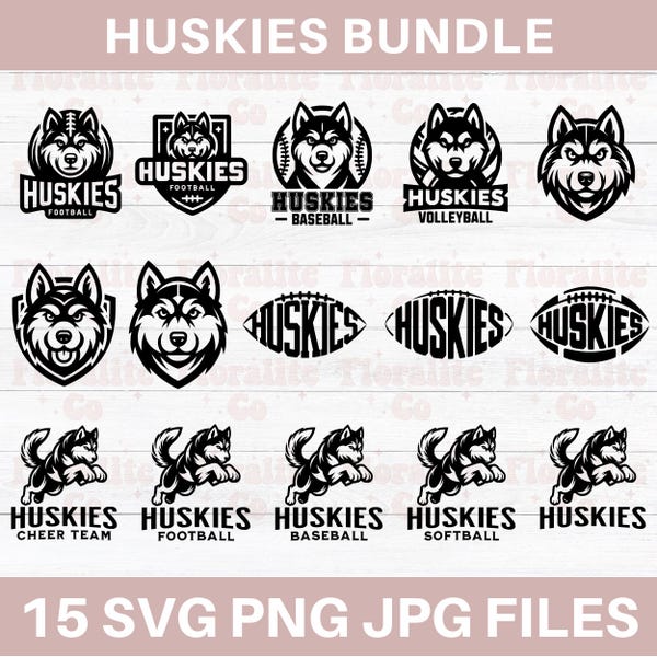 Husky Mascot Svg - Etsy