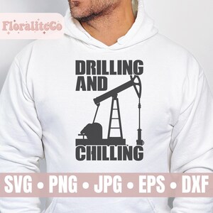 Oilfield SVG PNG Bundle, Oil Rig Worker SVG, Gas Pump, Drilling Rig ...