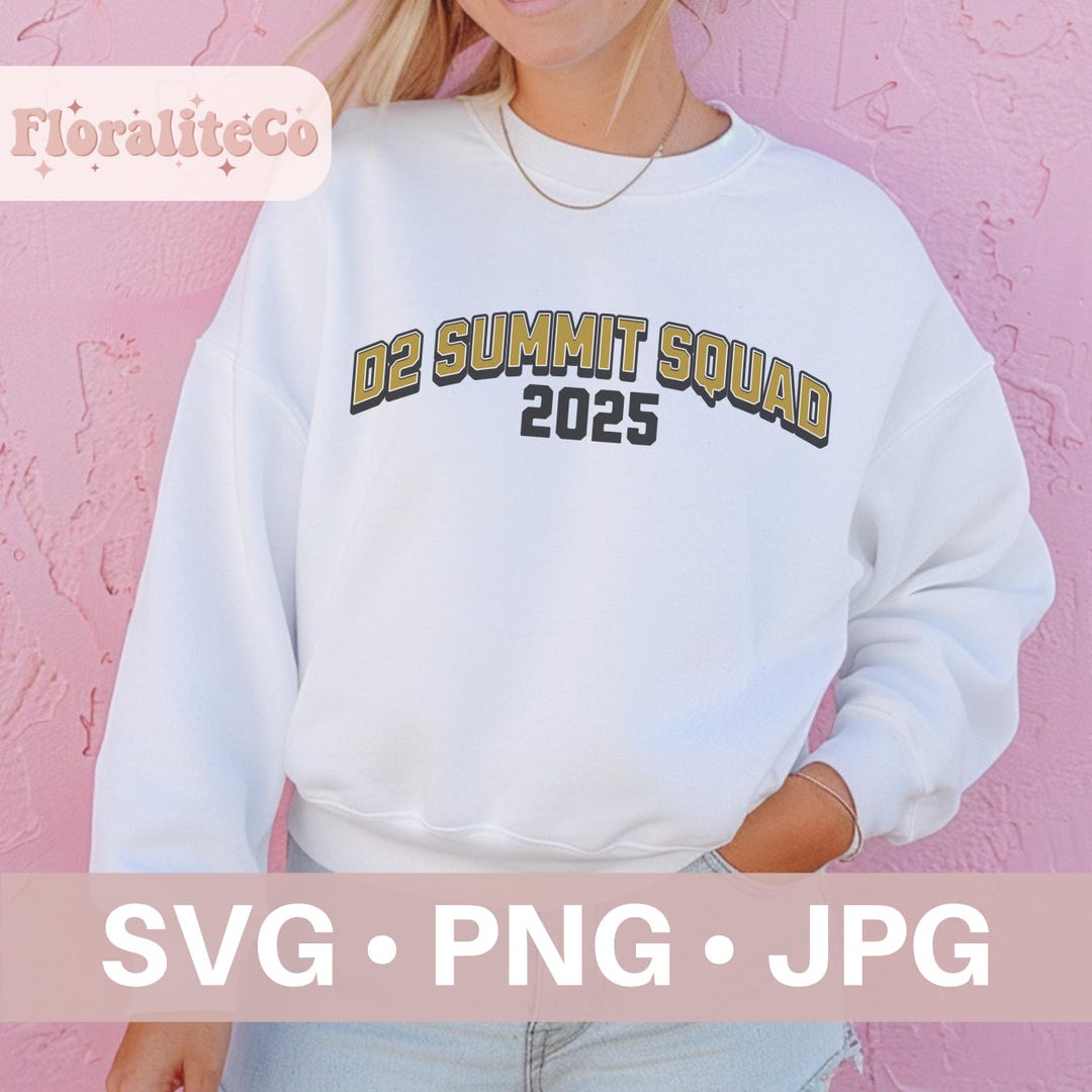 D2 Summit Squad 2025 Svg Png, Summit Bound Svg, Cheer Worlds Svg ...