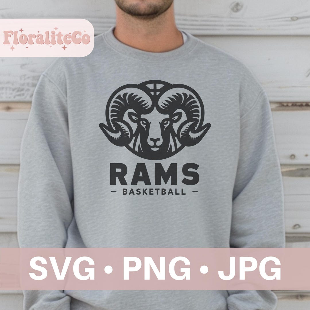 High School Rams Basketball Svg, Ram Svg, Rams Svg, Rams Svg Cut Files ...