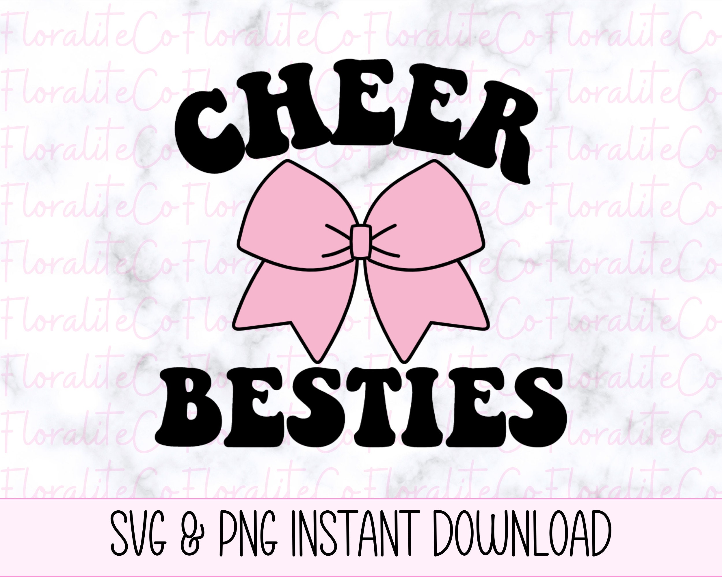 Cheer Besties Svg Cheer Vibes Svg Wavy Text Svg Cheer - Etsy
