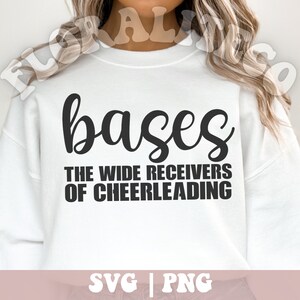 Base Svg, Cheer Base Svg, Base Cheerleading Svg, Funny Cheer Svg, Cheer ...