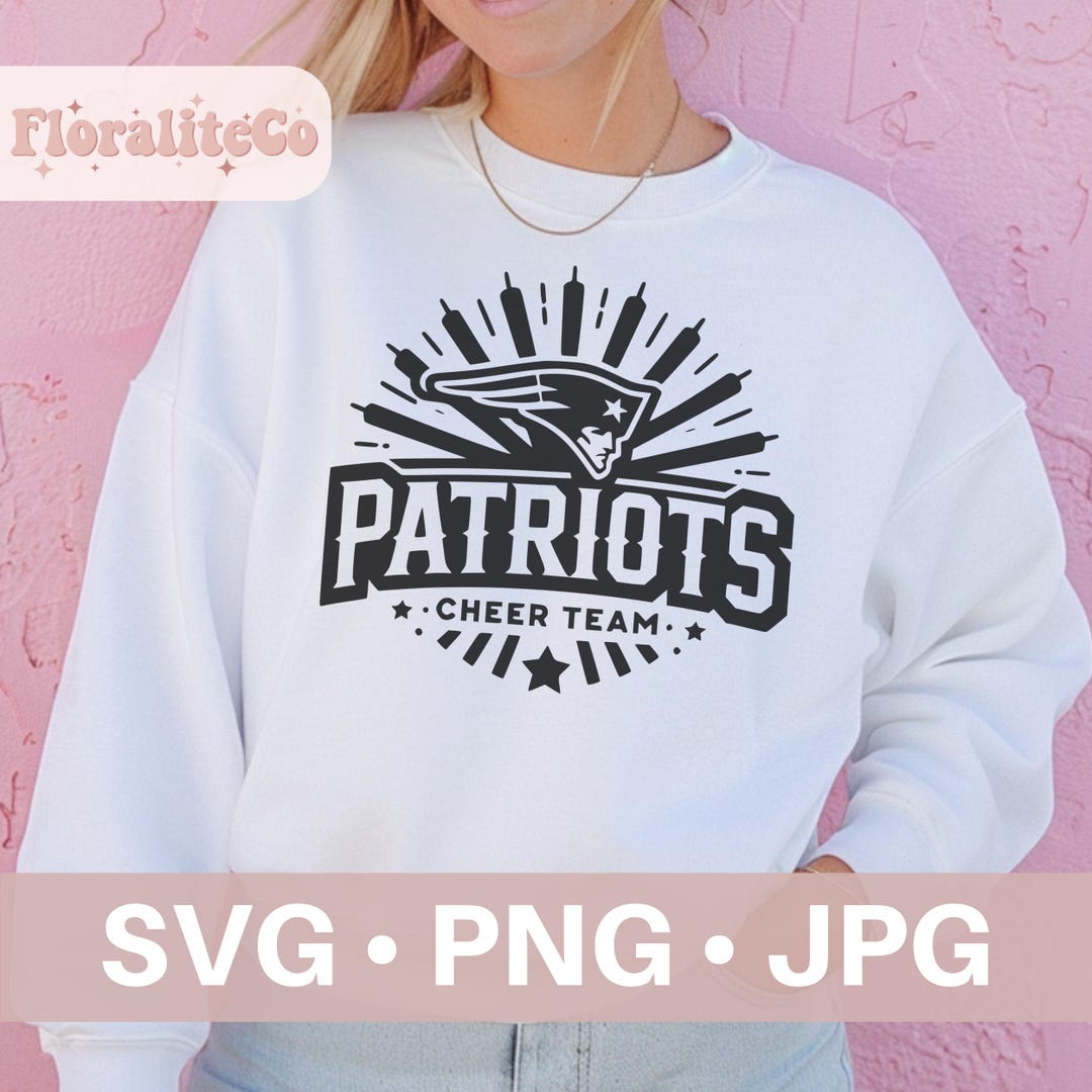 Patriots Cheer Team Mascot Svg, Patriots Team Svg, Patriots School ...