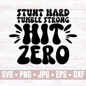 Hit Zero, Cheer Svg, Cheerleading Svg, Cheerleader Svg, Stunt and ...
