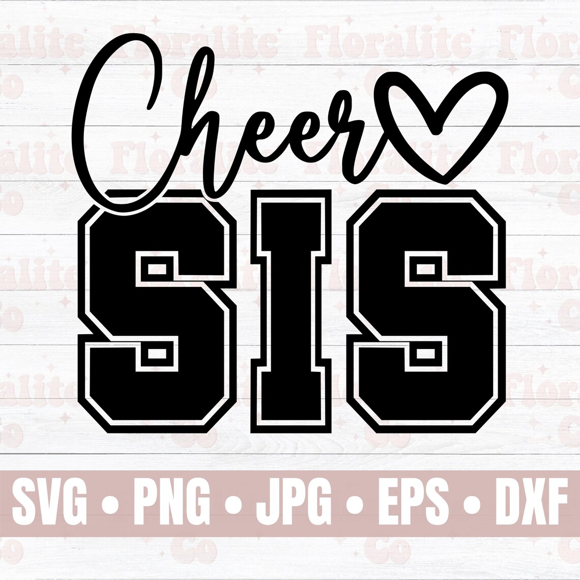 Cheer Sister SVG, Cheer Sis SVG, Cheer Family SVG, Sister Svg, Cheer ...