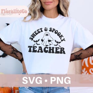 Halloween Teacher Svg Png Sublimation Bundle, Spooktacular Teacher ...