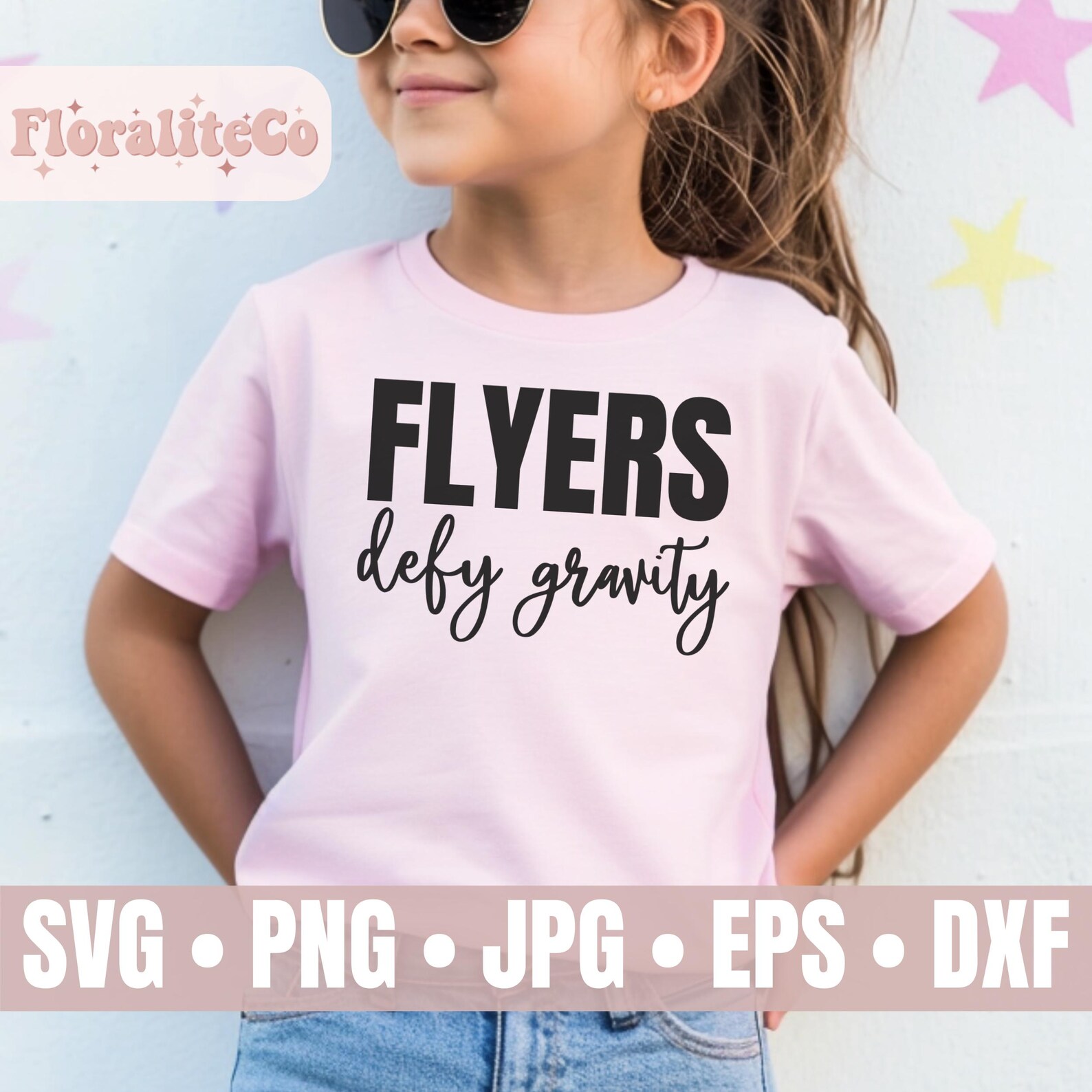 Cheer Flyer Svg Png, Flyers Defy Gravity Svg, Funny Cheerleading Svg ...