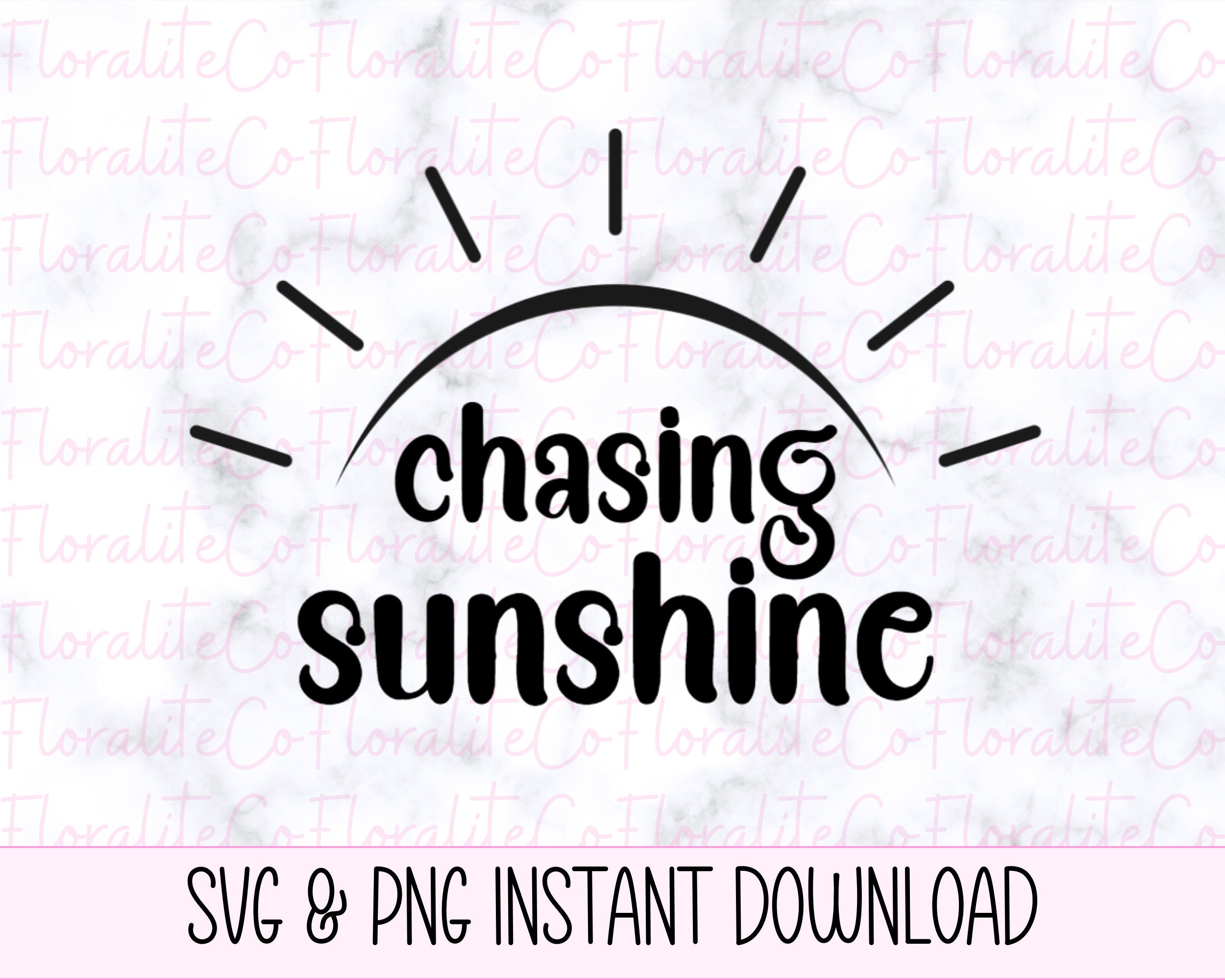 Chasing Sunshine Svg Choose Joy Svg Summer SVG Happiness - Etsy
