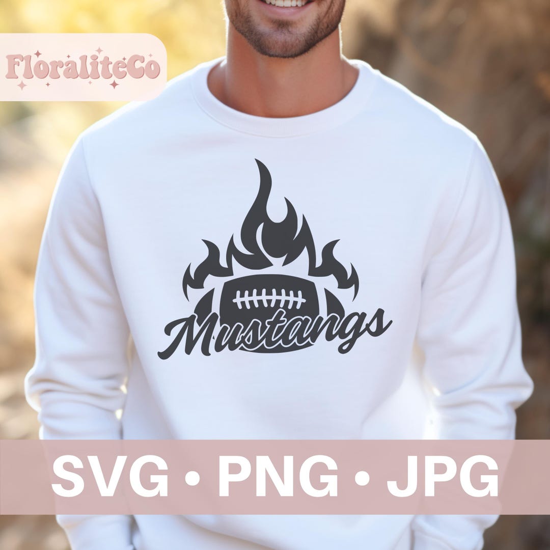 Mustangs Football SVG PNG, Mustang Cheer Svg, Mustangs Pride Svg ...