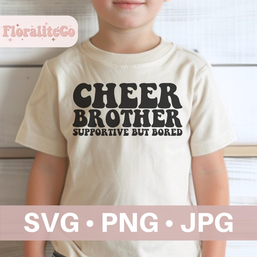 Cheer Brother Svg, Cheer Bro Svg, Cheer Mom Svg, Cheerleader Svg, Cheer ...