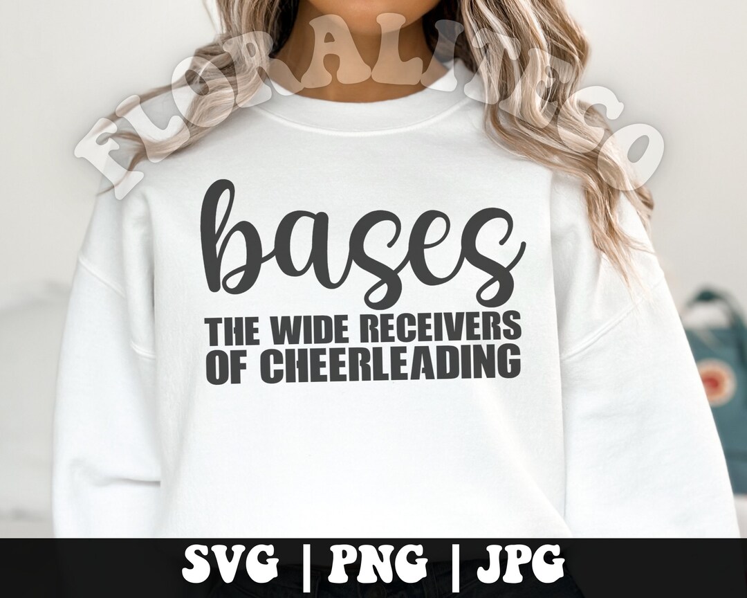 Base Svg, Cheer Base Svg, Base Cheerleading Svg, Funny Cheer Svg, Cheer ...