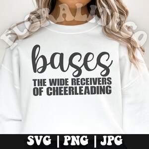 Base Svg, Cheer Base Svg, Base Cheerleading Svg, Funny Cheer Svg, Cheer ...