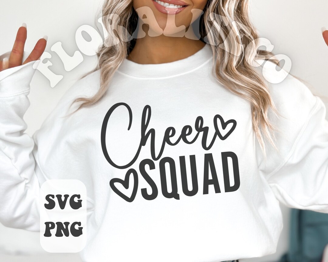 Cheer Sguad SVG, Cheerleader SVG, Cheer Mom SVG, Cheer Cut File ...