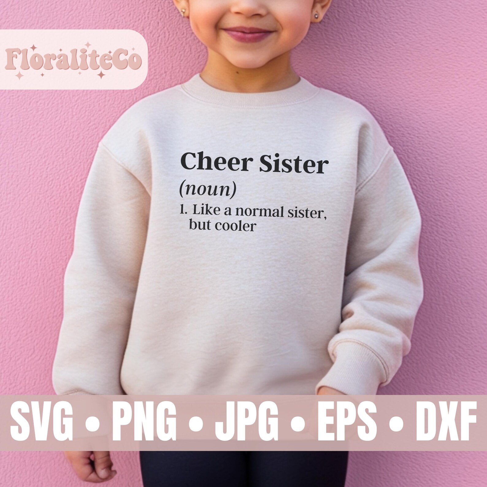 Cheer Sister Definition SVG, Cheer Sis SVG, Cheer Family SVG, Cheer ...