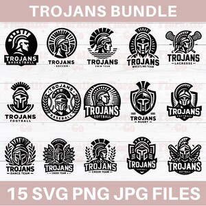 Trojans SVG PNG Bundle, Trojans Softball, Trojans Cheer Shirt, Trojans ...
