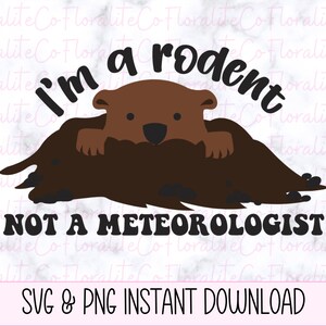 Groundhog Svg Woodchuck Png Groundhog Clipart Groundhog Day - Etsy