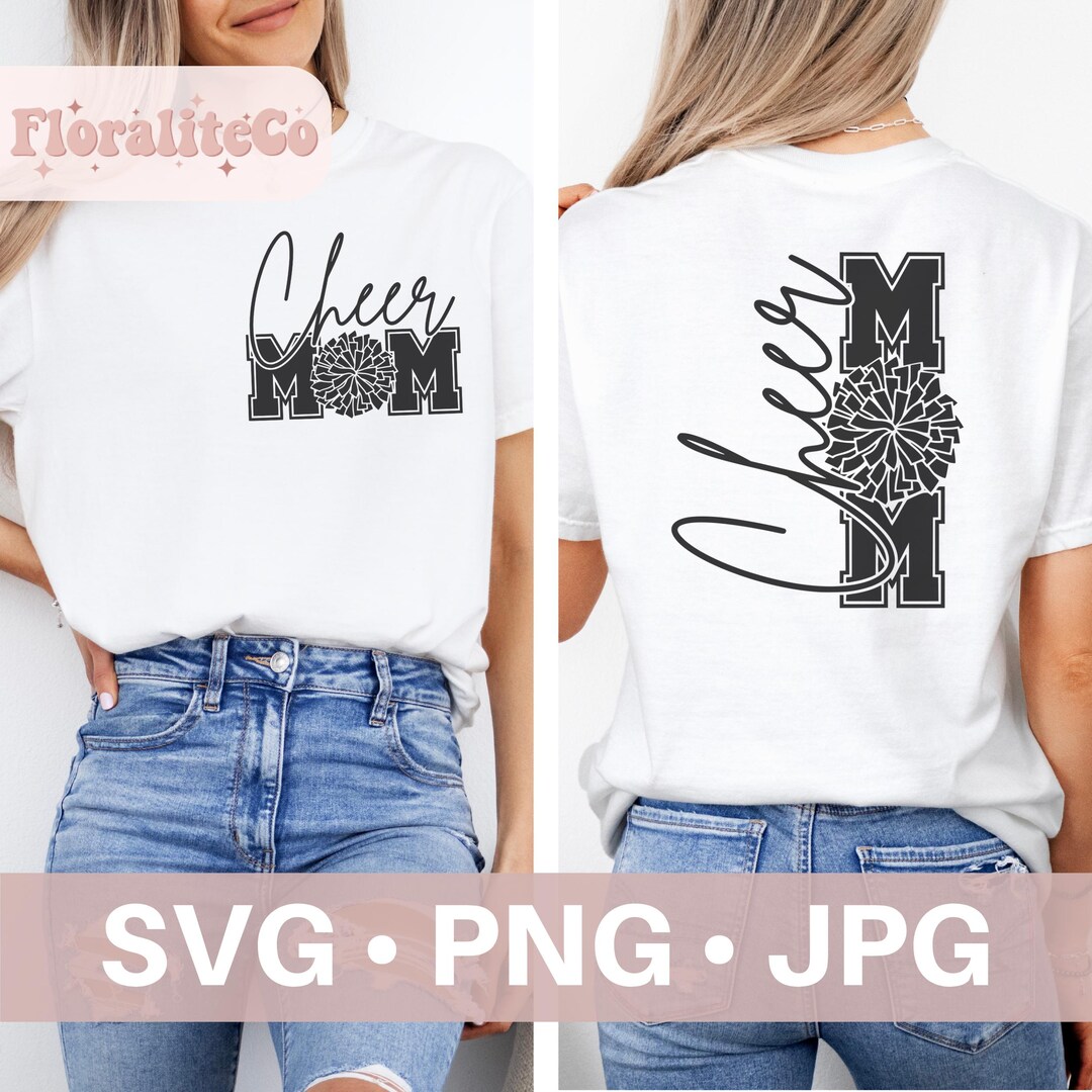 Cheer Mom SVG Cheer Mom PNG Game Day Cheerleader Cheer Competition ...