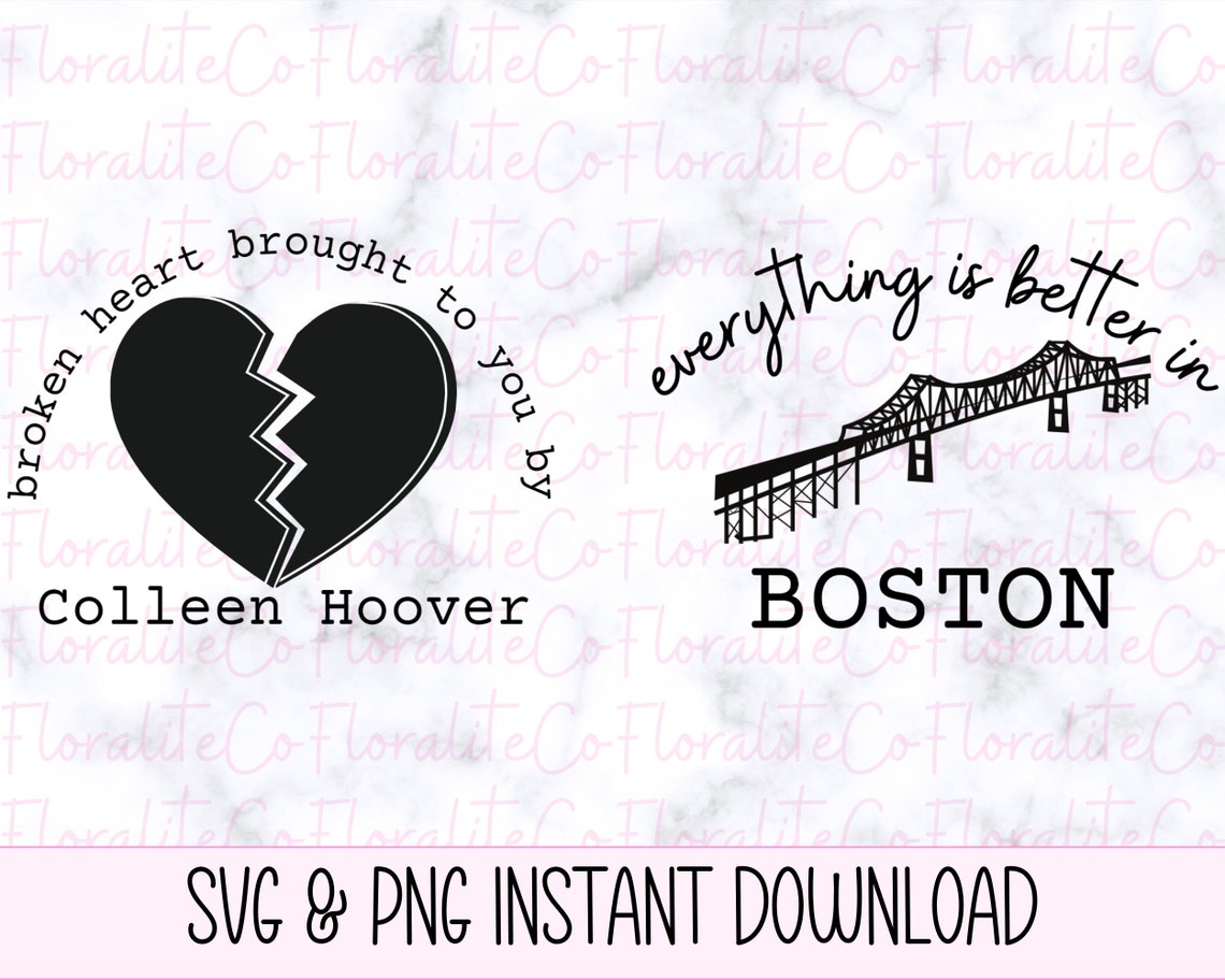 Colleen Hoover SVG Bundle Colleen Hoover SVG Book Lover SVG - Etsy Canada