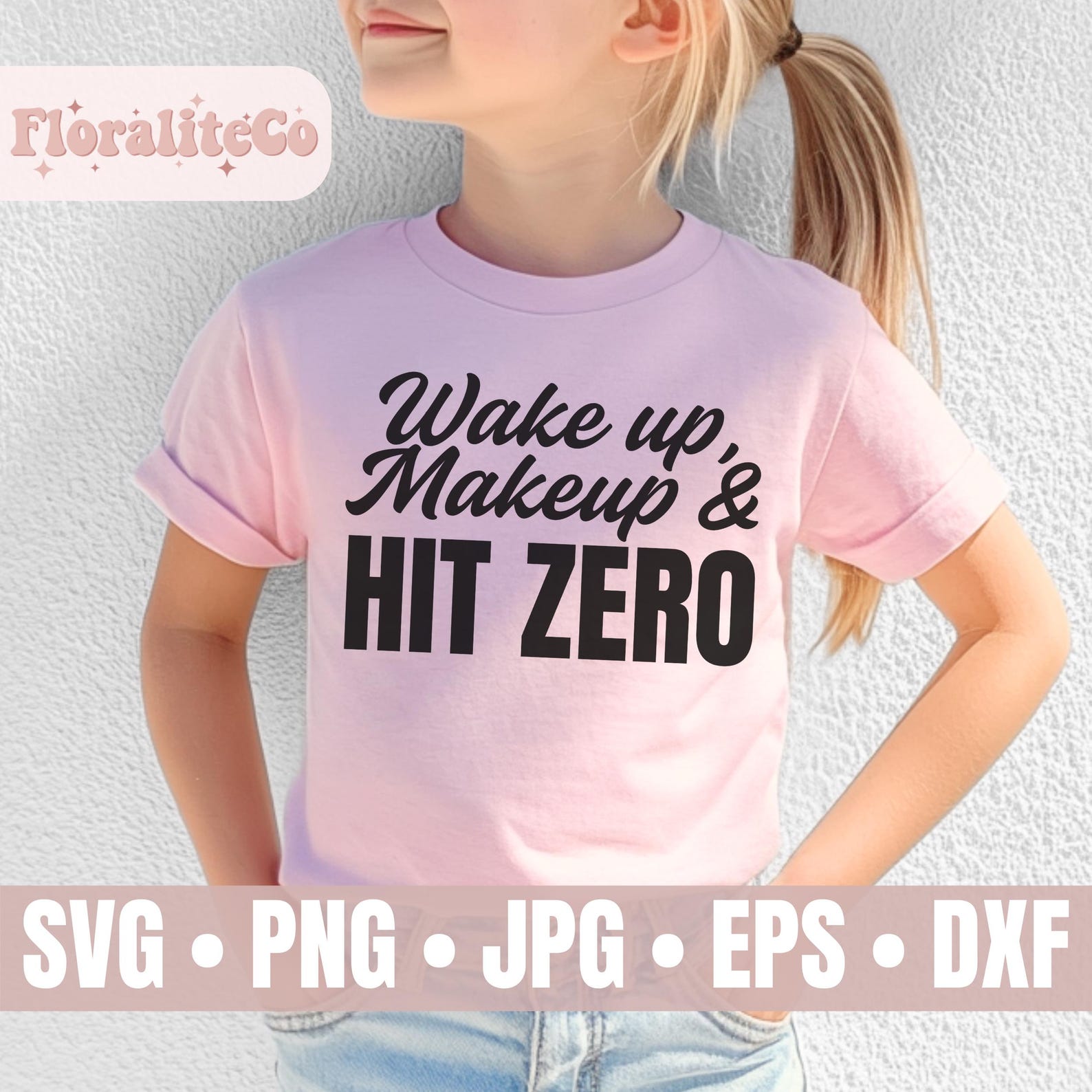 Hit Zero Svg, Wake up Makeup and Hit Zero Svg, Cheer Mom Shirt ...