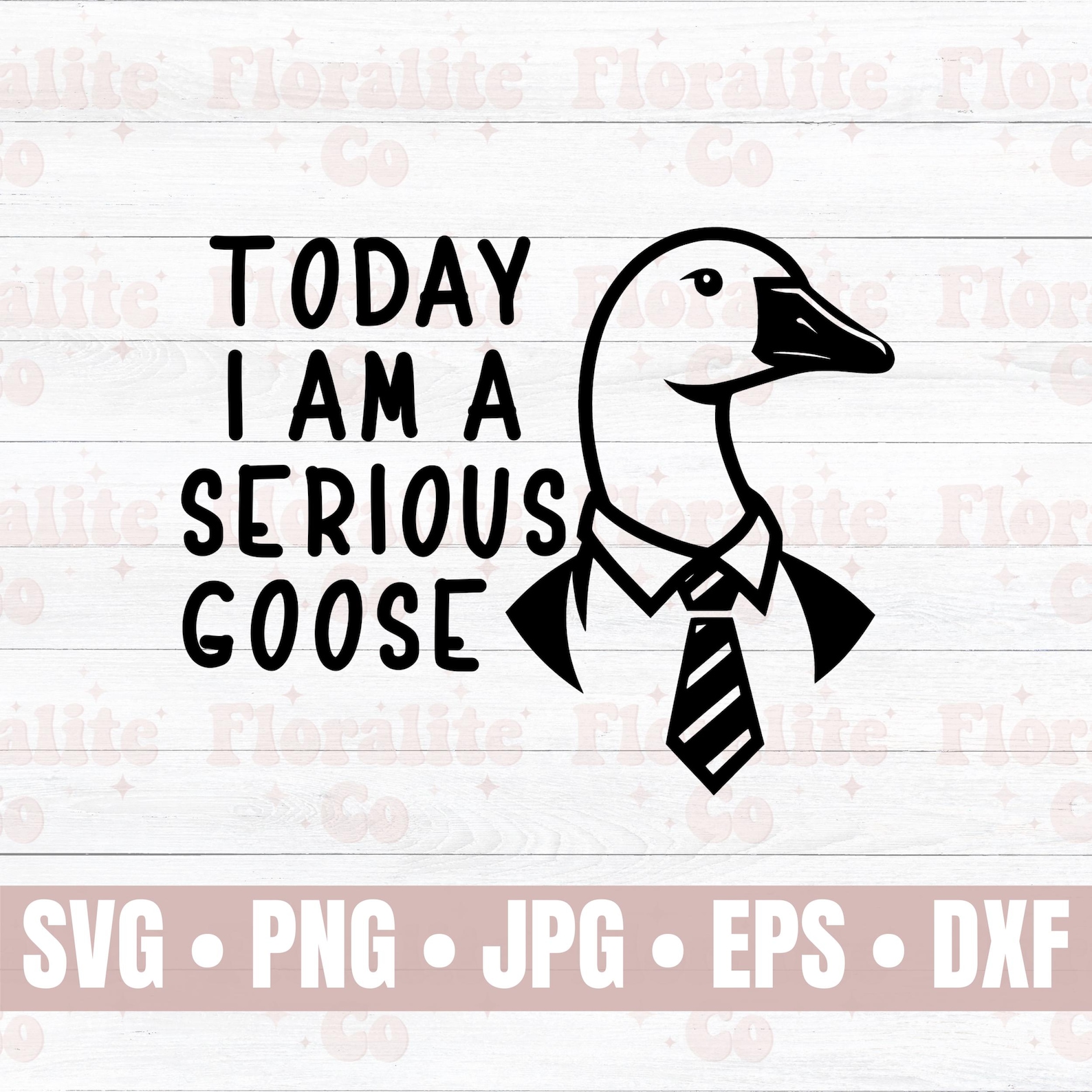 I'm A Serious Goose Today Svg, Goose With A Tie, Funny Goose, Geese ...