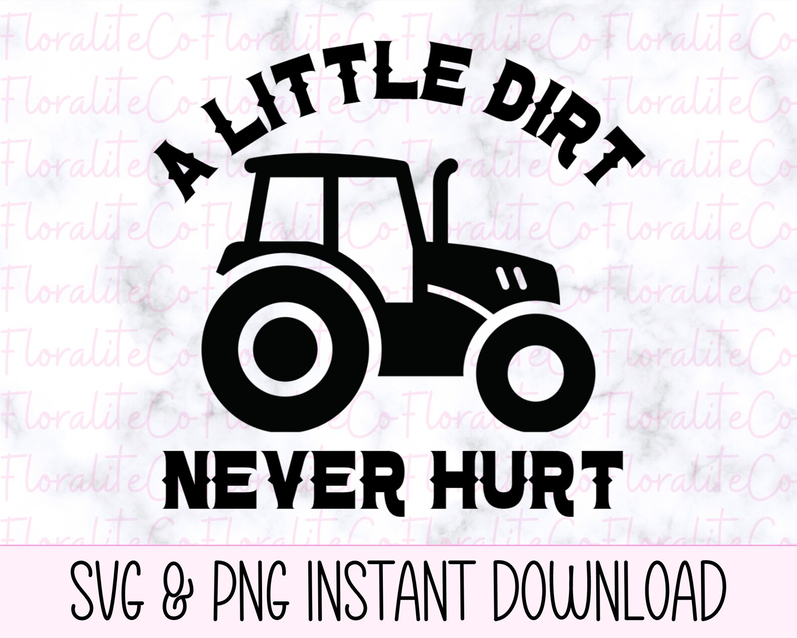 A Little Dirt Never Hurt Svg Farm Tractor Svg Toddler Boy - Etsy