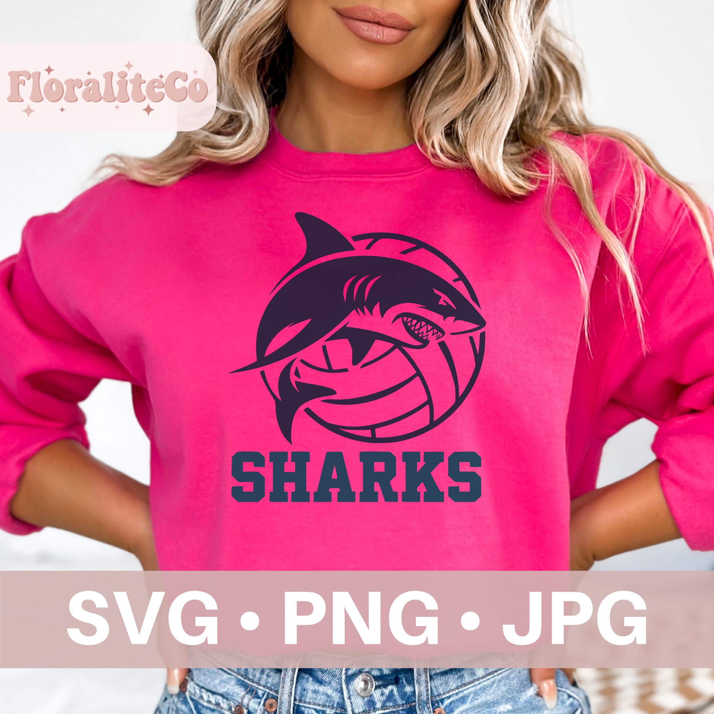 Sharks Mascot Svg Bundle, Cricut, Silhouette, Sharks Sports Team Logo ...