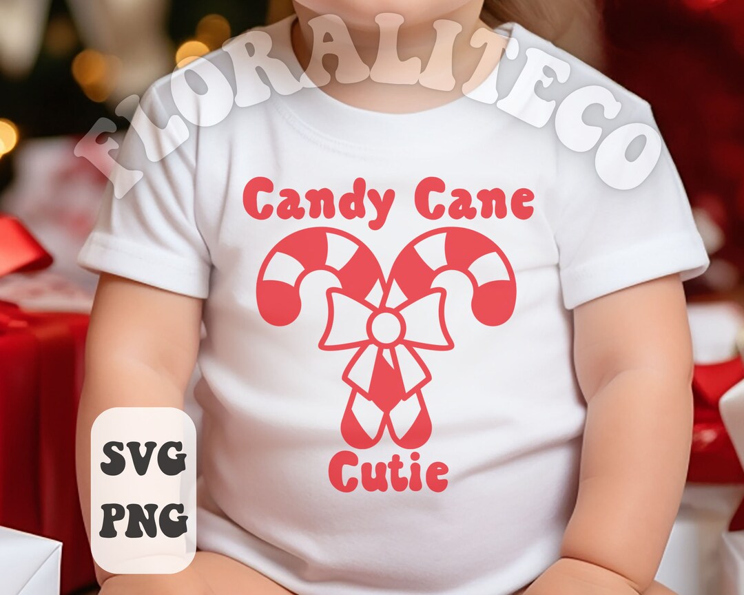 Candy Cane Cutie SVG, Candy Cane SVG, Candy Cane Shape SVG, Candy Cane ...