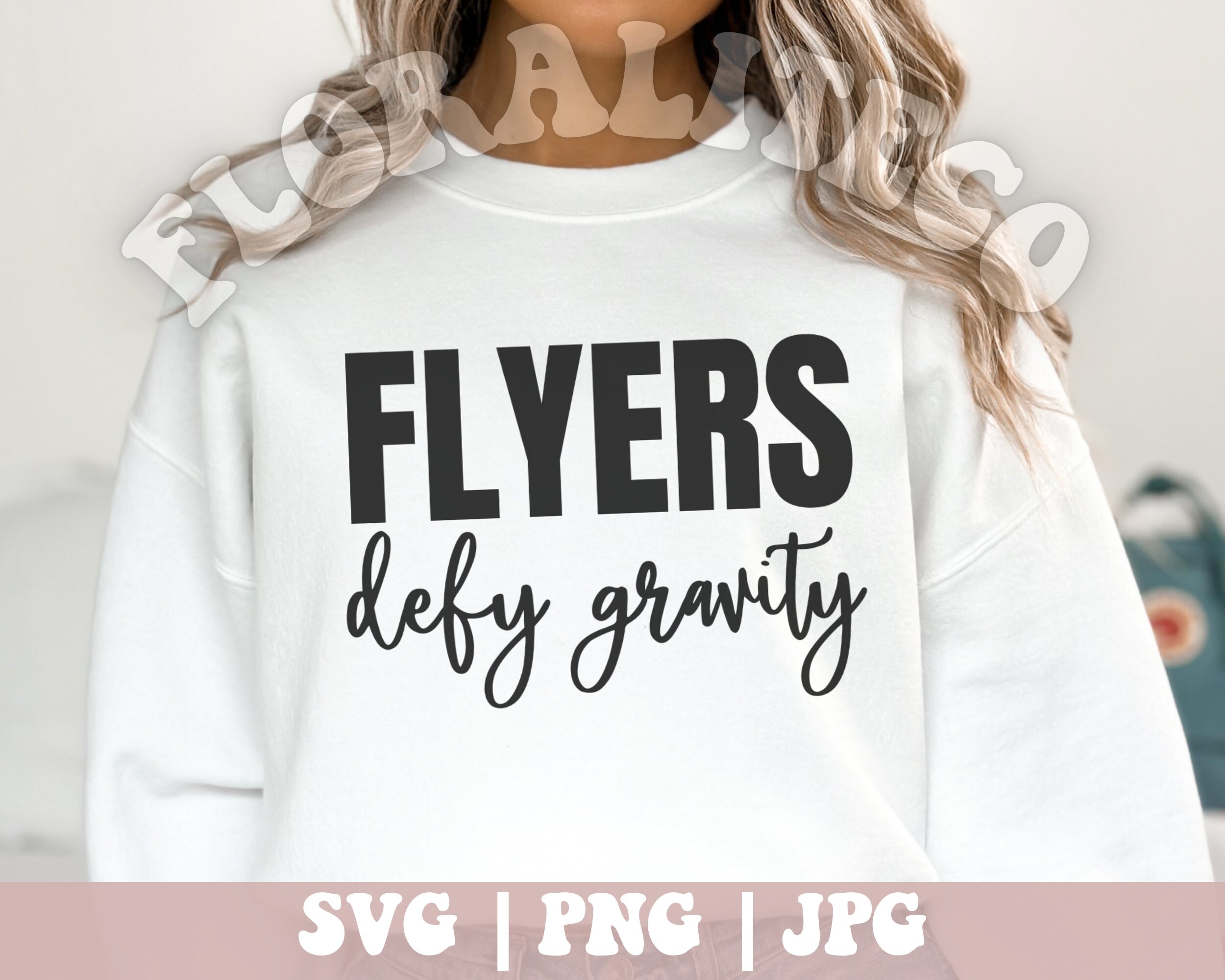 Cheer Flyer Svg Png, Flyers Defy Gravity Svg, Funny Cheerleading Svg ...