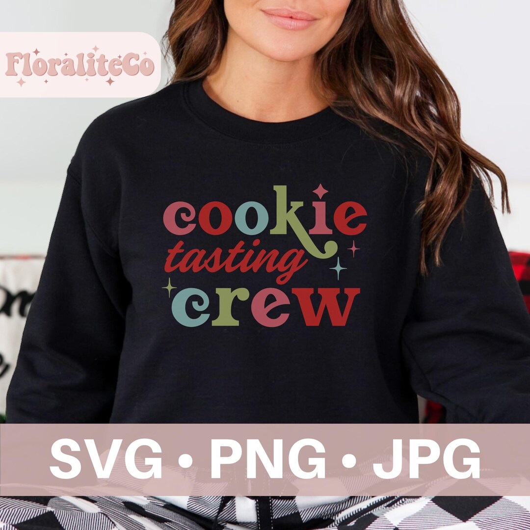 Cookie Tasting Crew Retro SVG Cut File, Official Cookie Tester ...