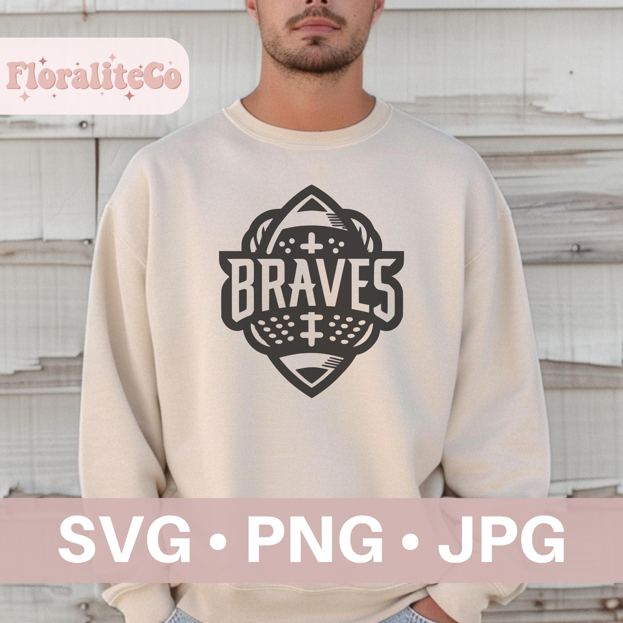 Braves Bundle SVG PNG, Braves Football Svg, Braves Svg, Braves Shirt ...