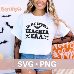 Halloween Teacher Svg Png Sublimation Bundle, Spooktacular Teacher ...