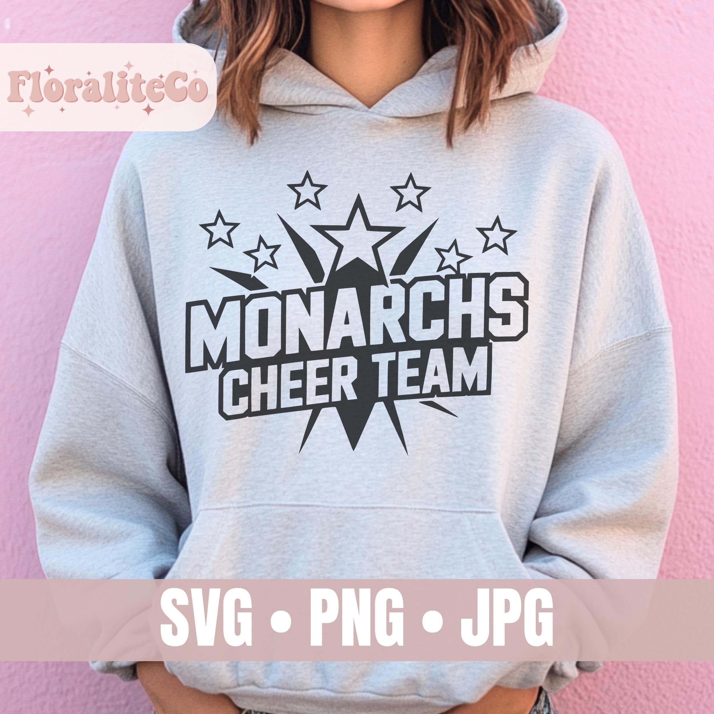 Monarchs Mascot SVG Bundle, Monarchs School Spirit Svg, Monarchs ...