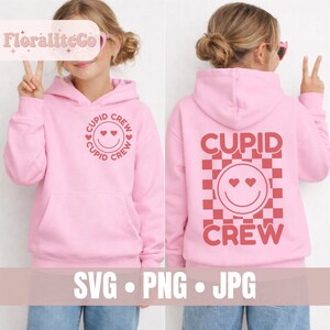 Cupid Crew Svg Png, Valentine's Day Svg, Cute Heart Svg, Kids Valentine ...