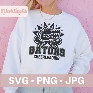 Gators Cheerleading Svg Png, Gator Pride, Gators Shirt Svg, Gators ...