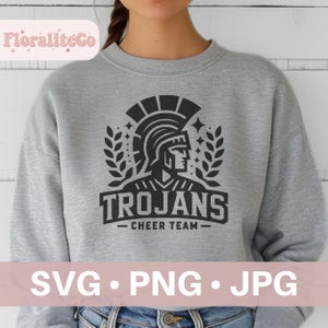 Trojans Cheer Team SVG, Trojans Football PNG, Game Day Design ...