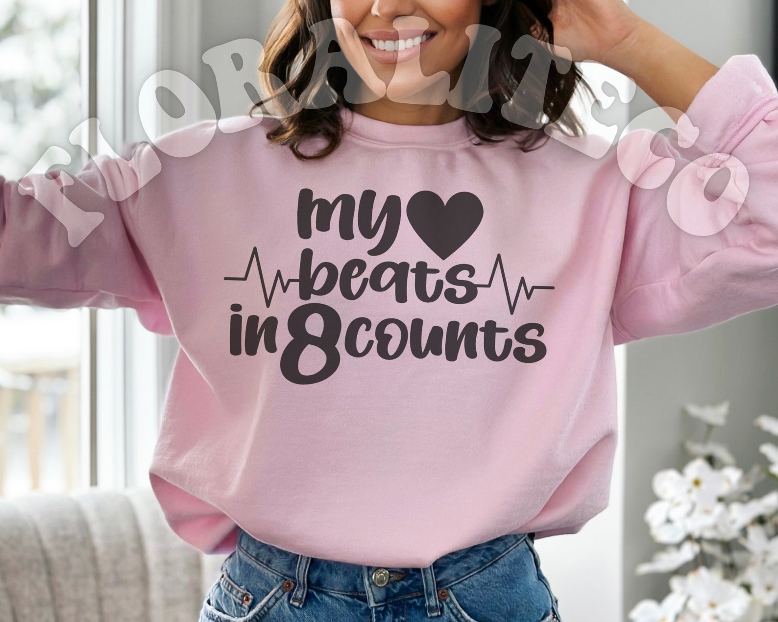 My Heart Beats in 8 Counts Svg, Cheer Competition Svg, Cheer Svg ...