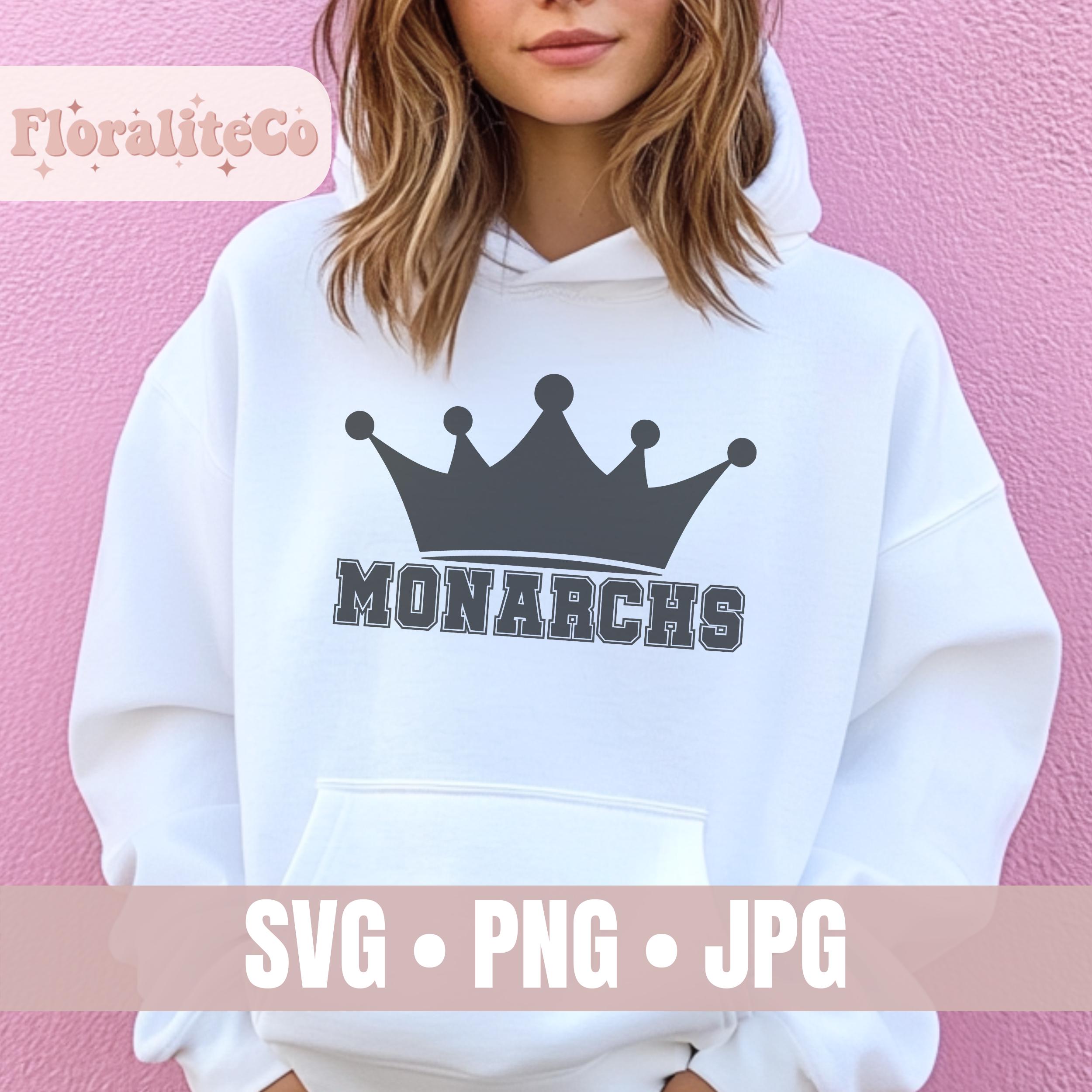 Monarchs Mascot SVG Bundle, Monarchs School Spirit Svg, Monarchs ...