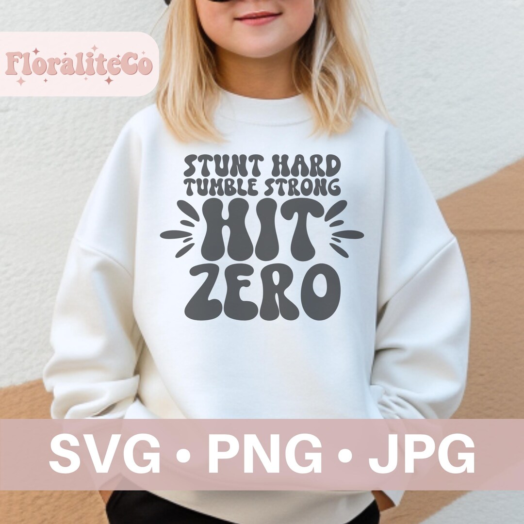Hit Zero, Cheer Svg, Cheerleading Svg, Cheerleader Svg, Stunt and ...